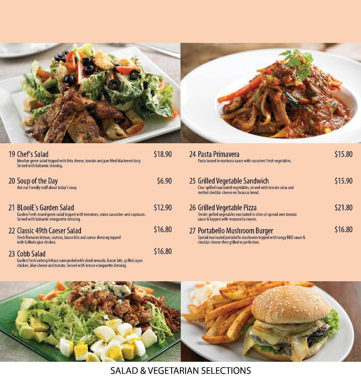 BLooiE’s Roadhouse Singapore Menu & Price List Updated Apr 2024