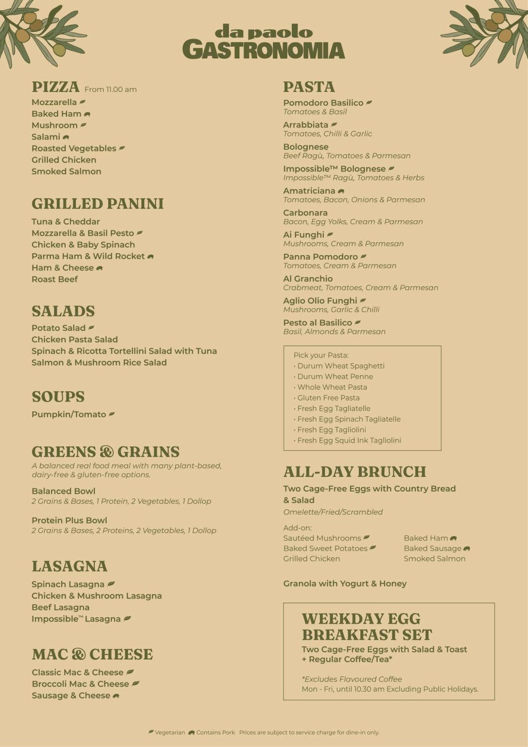 Da Paolo Gastronomia Singapore Menu Prices Updated 2024